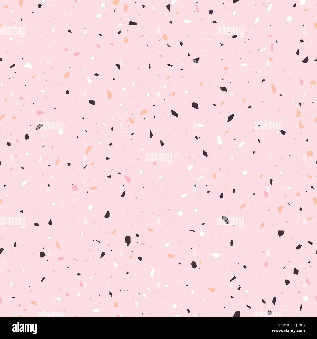 Terrazzo flooring vector seamless pattern. Classic venetian terrazzo ...