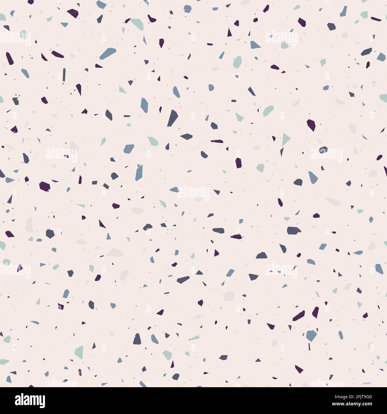Terrazzo flooring vector seamless pattern. Classic venetian terrazzo ...