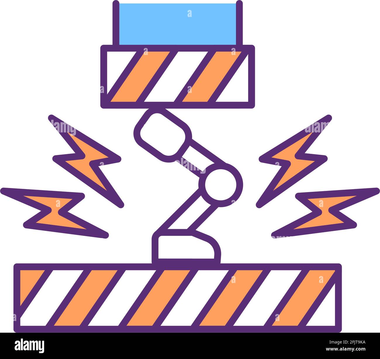 Prosthetic weight bearing RGB color icon Stock Vector Image & Art - Alamy