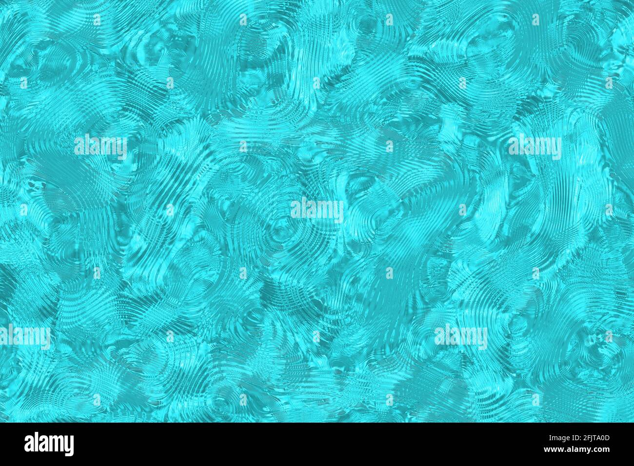 modern light blue water surface in heavy rain digitally made texture or ...
