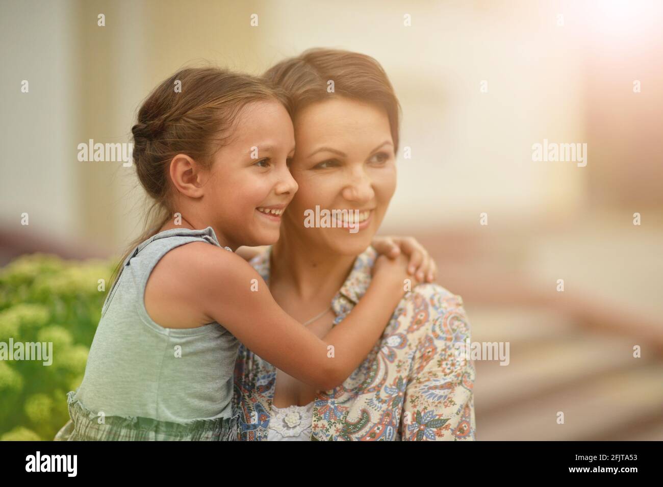 Happy mother cute daughter having hi-res stock photography and images ...