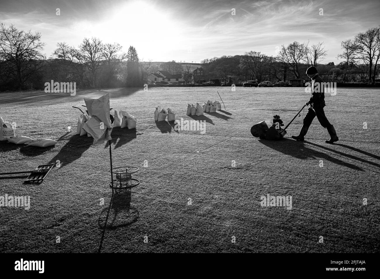 Preparation for a new cricket season,kaloam,loam,linseed oil, oiling a ...