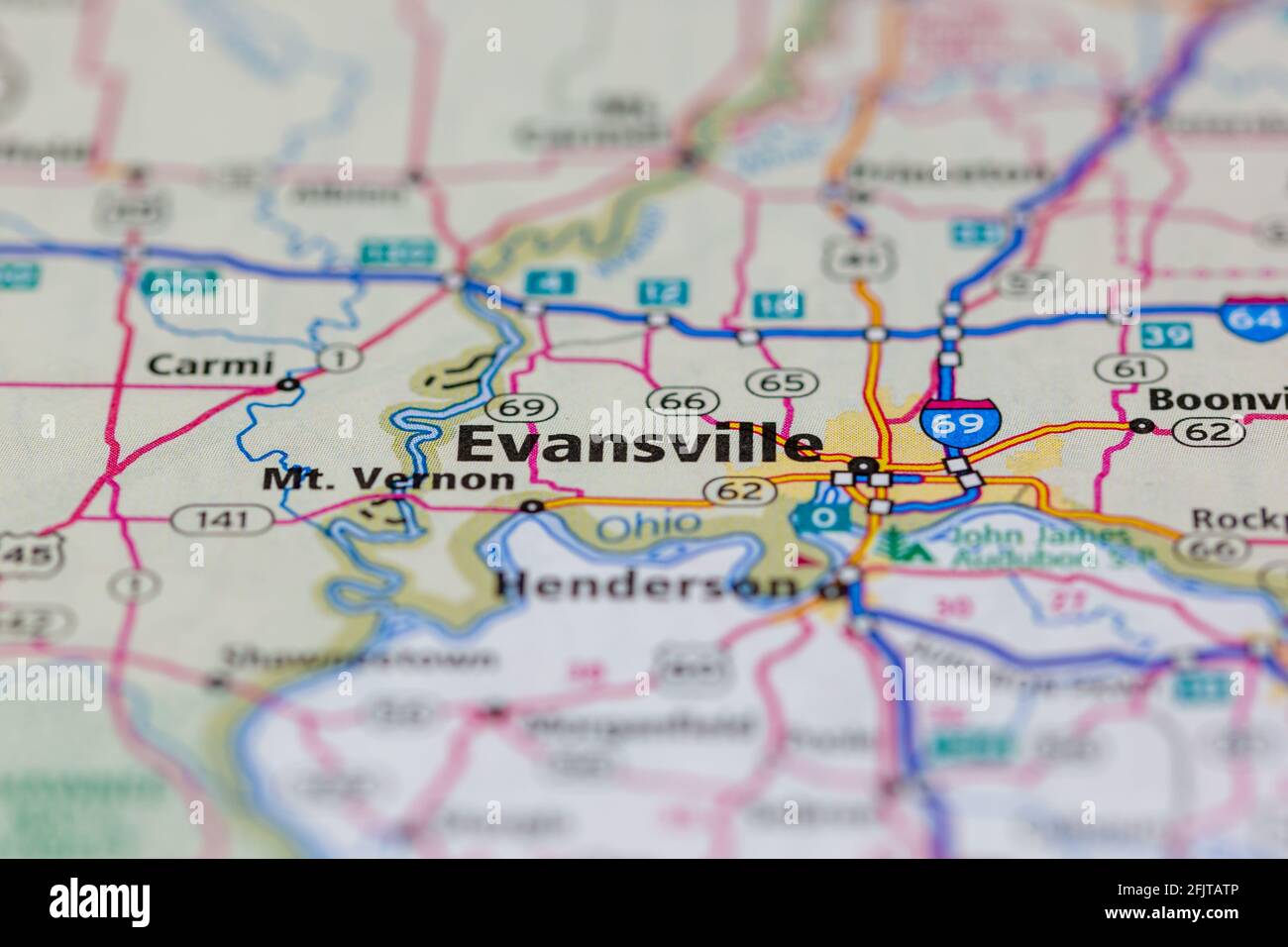 Map Of Evansville Indiana