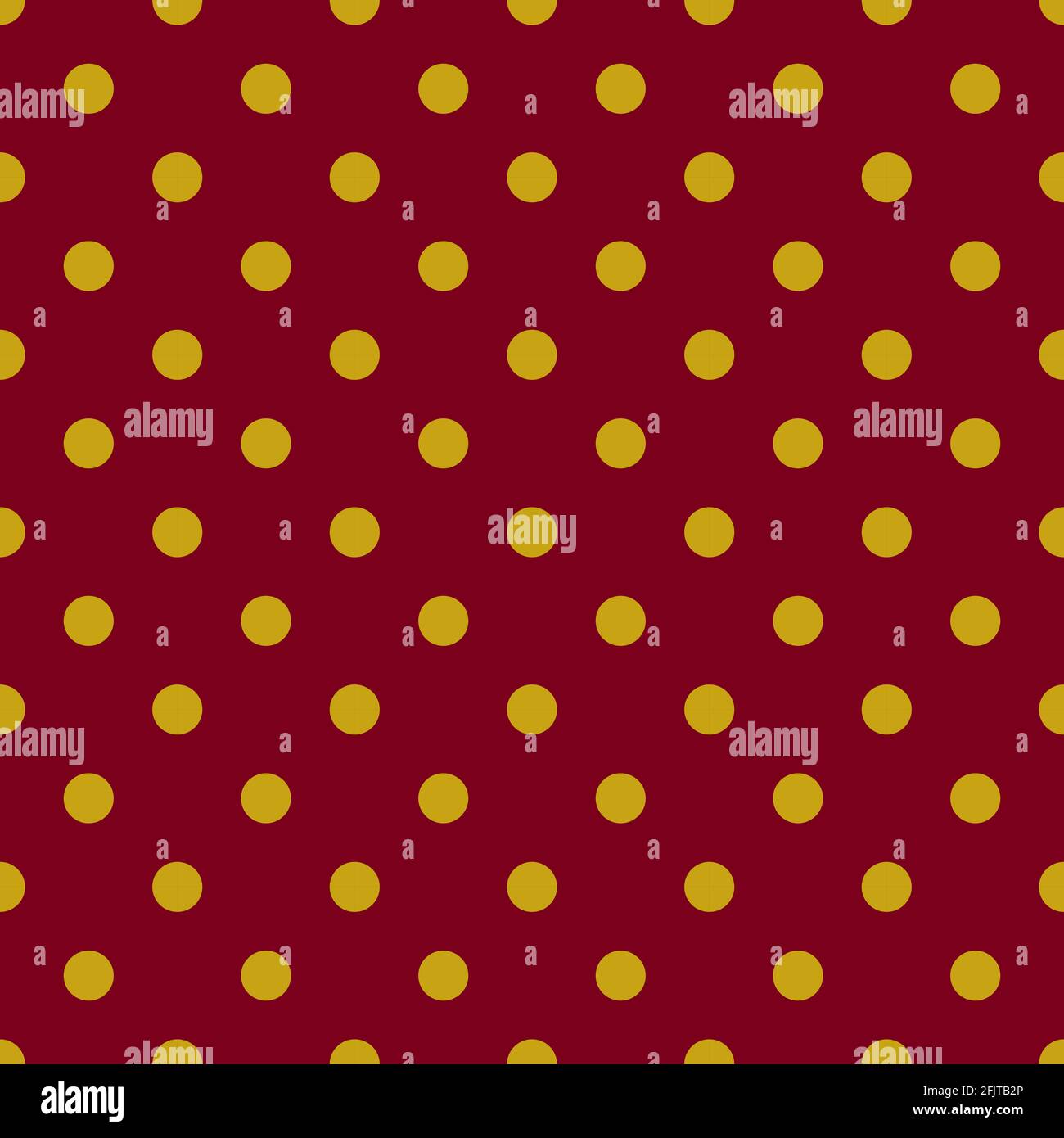 Red And Yellow Polka Dot Background