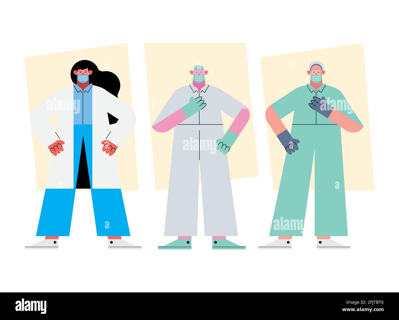 The three doctors Cut Out Stock Images & Pictures - Alamy