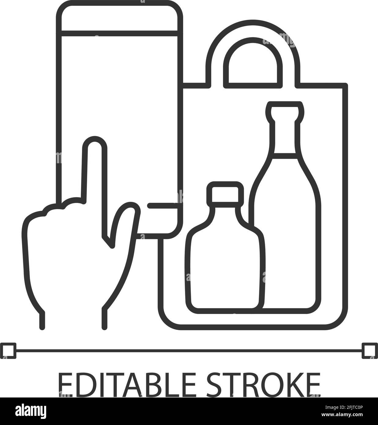 Mobile order pickup Cut Out Stock Images & Pictures - Alamy