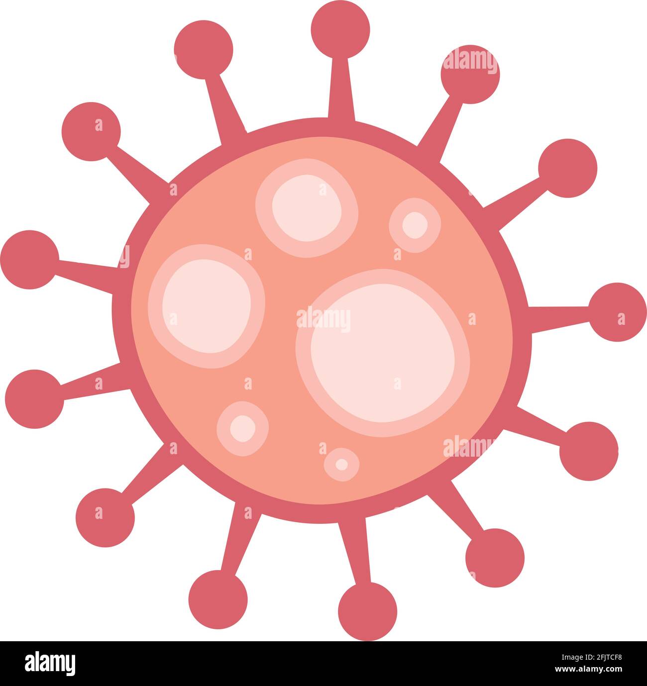 covid19 virus particle pink color Stock Vector Image & Art - Alamy