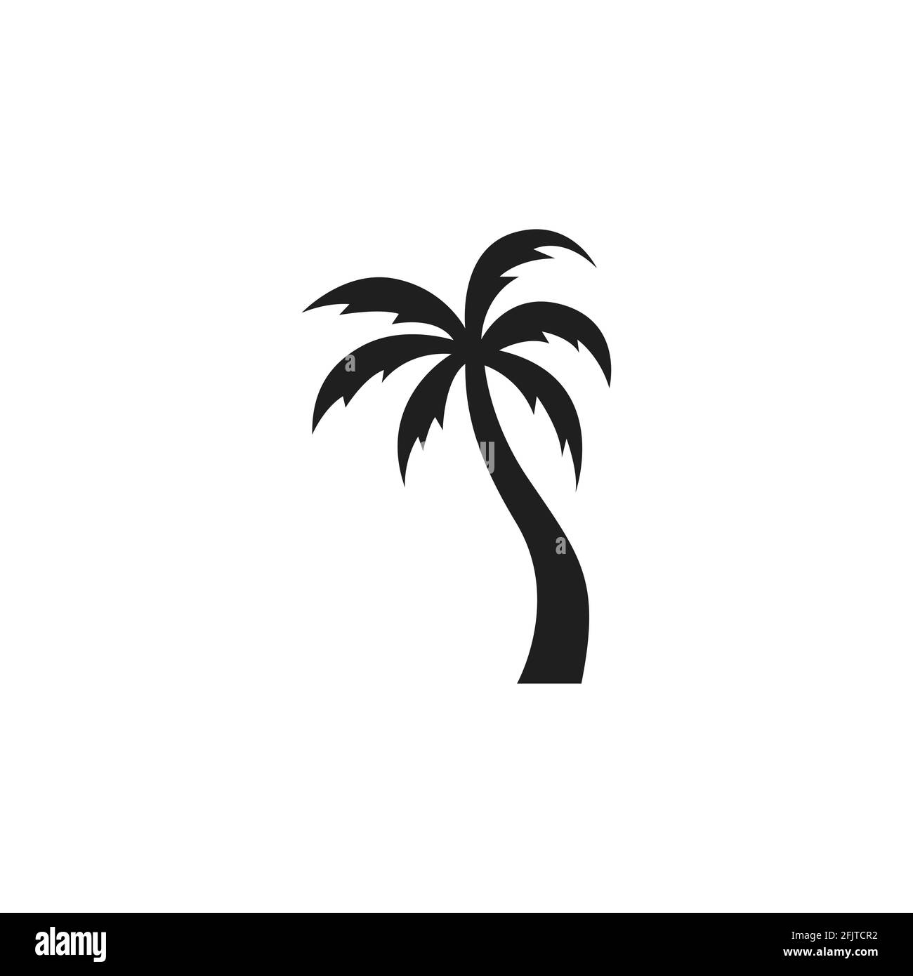 Simple Palm Tree Vector