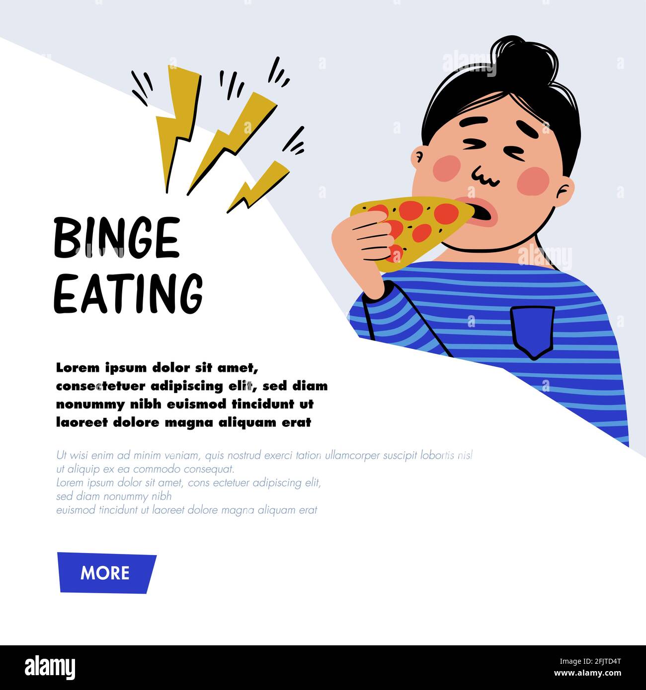 Binge Eating Obese Woman High Resolution Stock Photography and Images ...