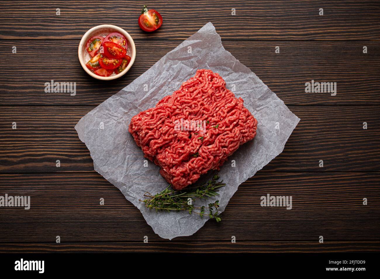 Minced meat from butcher hi-res stock photography and images - Alamy