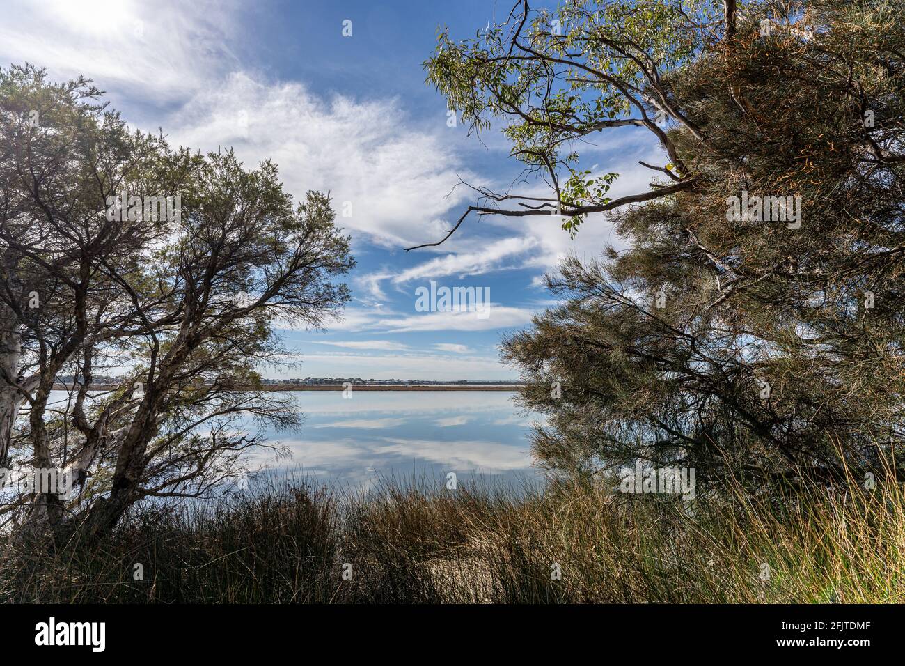 Osprey Waters Foreshore Reserve view to the sea Stock Photo - Alamy