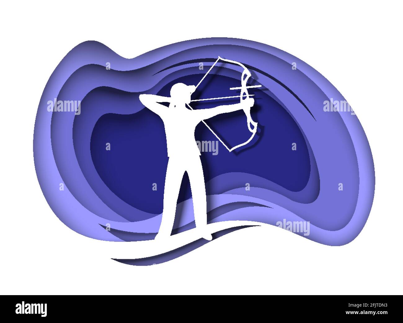 Archer woman club Cut Out Stock Images & Pictures - Alamy