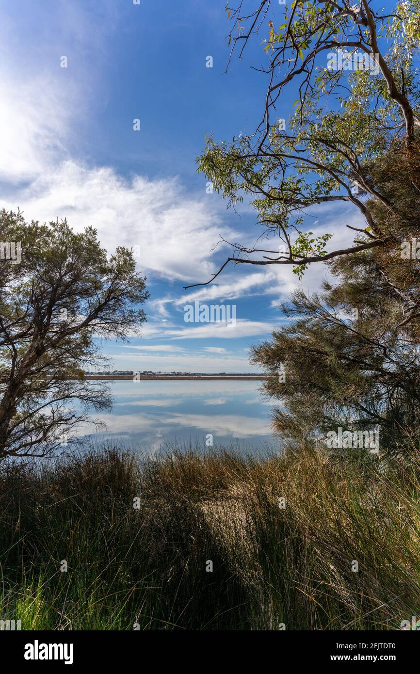 Osprey Waters Foreshore Reserve view to the sea Stock Photo - Alamy