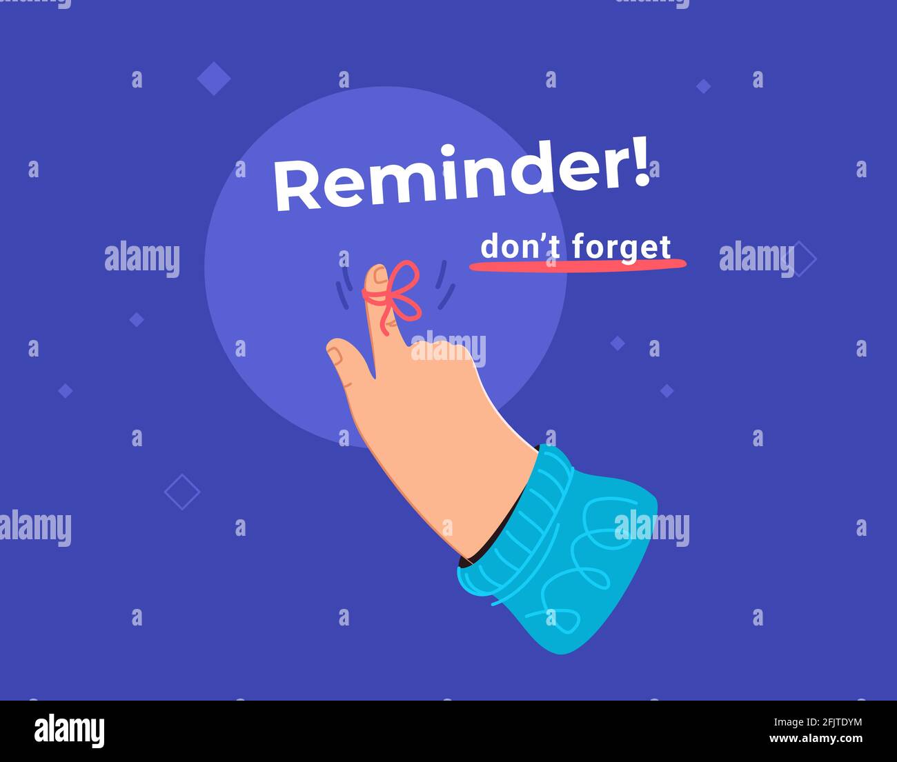 Forgetful knot Stock Vector Images - Alamy