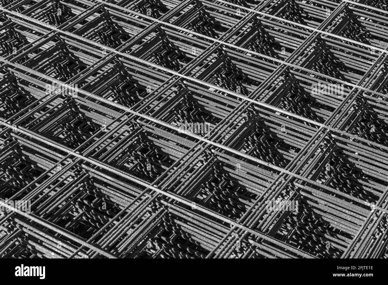 Iron mesh for concreting Stock Photo - Alamy
