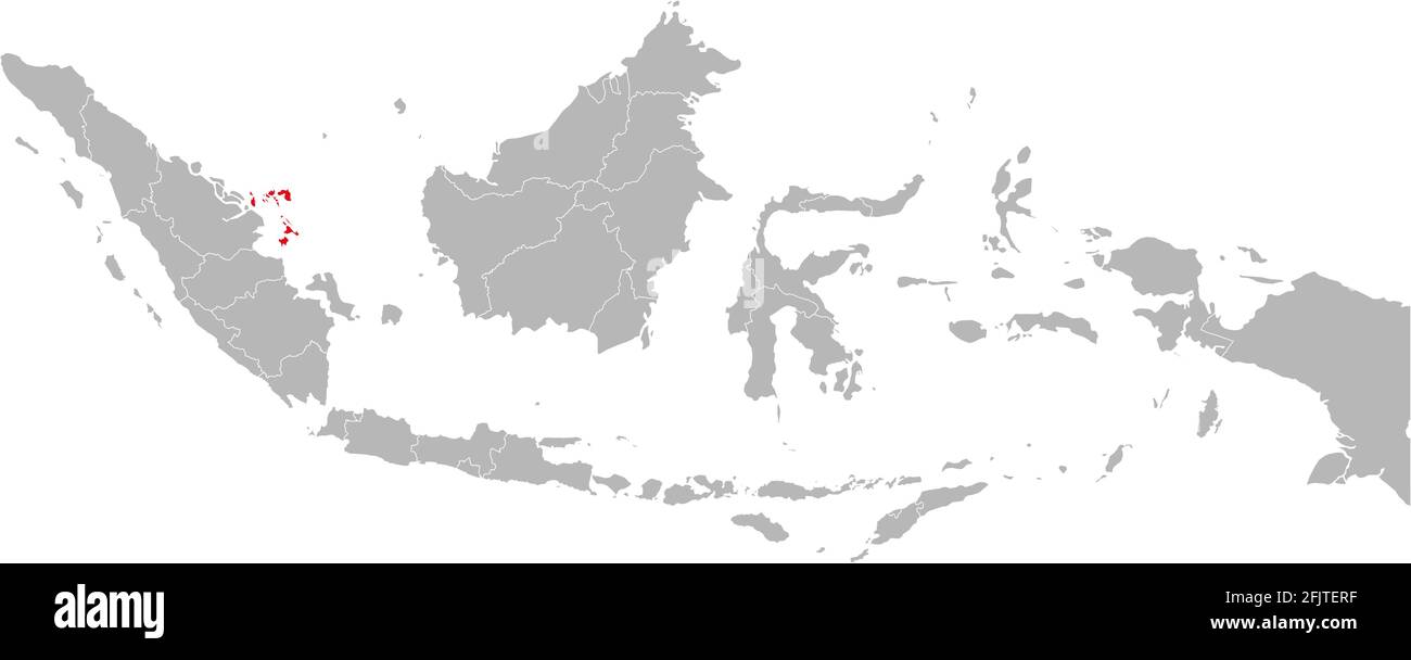 Riau map vector hi-res stock photography and images - Alamy