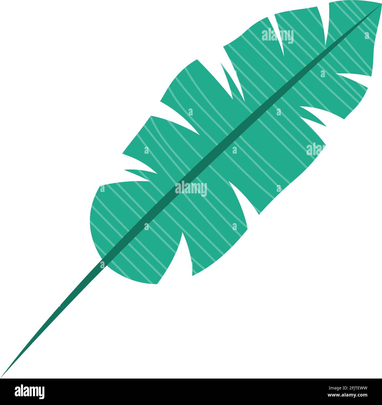 exotic leave palm tropical icon Stock Vector Image & Art - Alamy