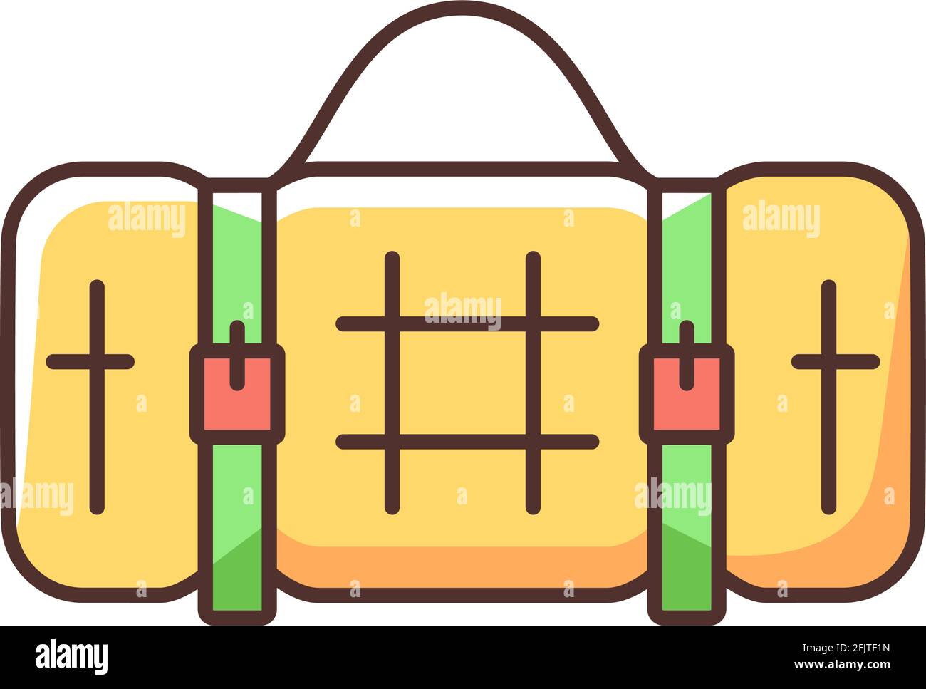 Picnic blanket RGB color icon Stock Vector Image & Art - Alamy