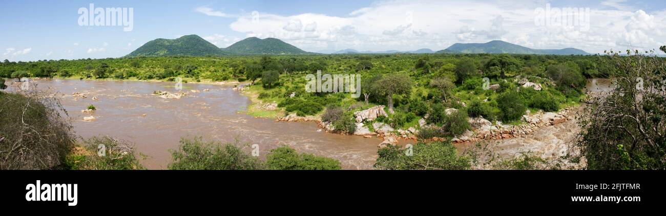 In a normal rainy season the Great Ruaha River will flow from bank to ...