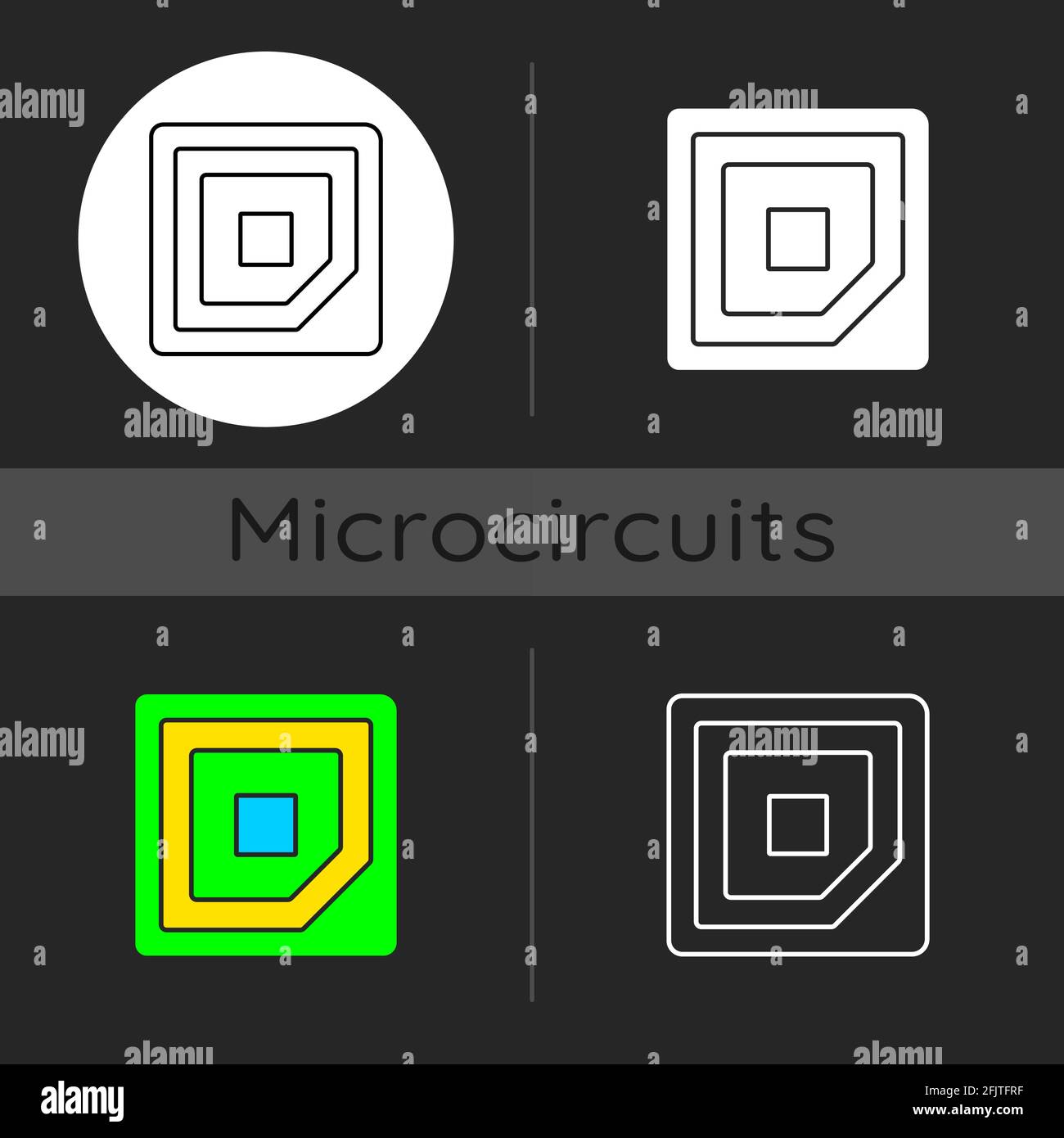 Cpu line glyph icon Stock Vector Images - Alamy