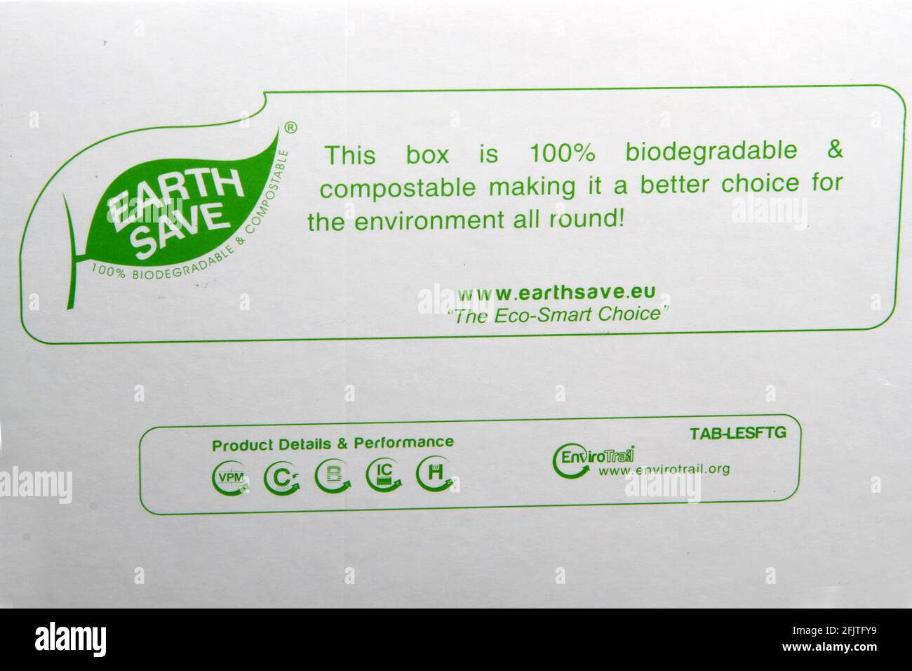 Fast food and drink containers. 100% Bio-degradable Stock Photo - Alamy