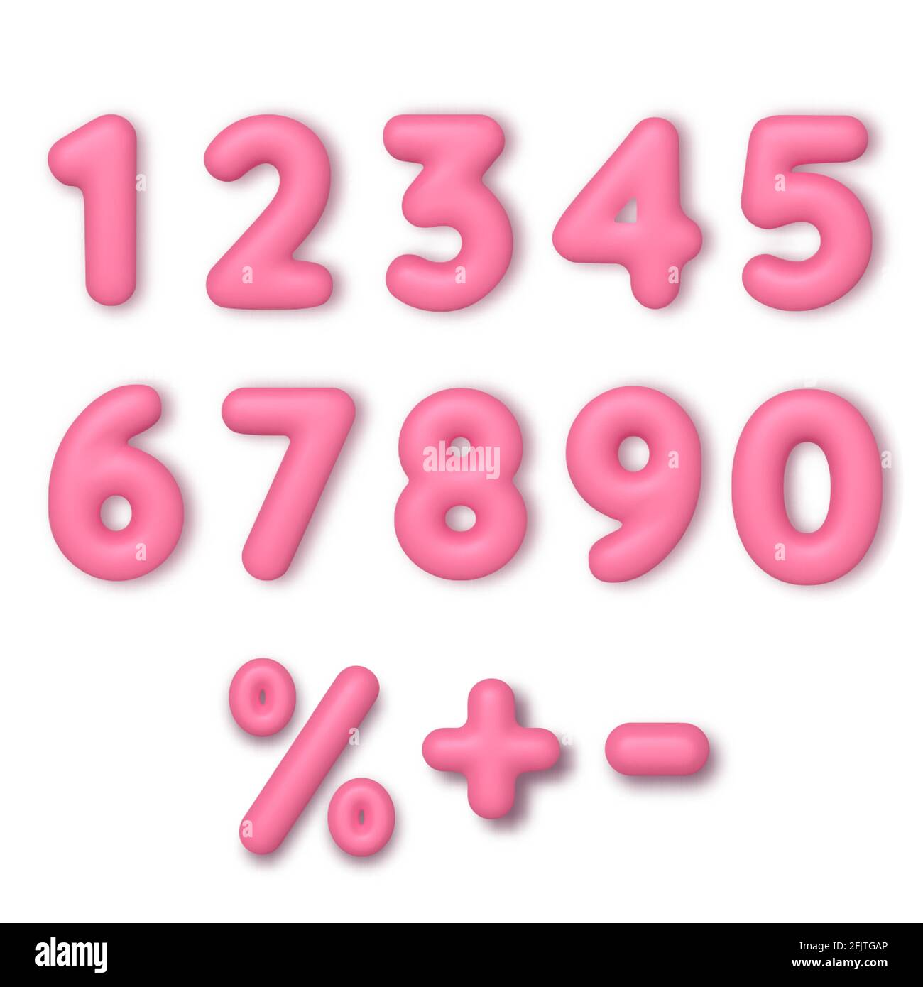 3d number Stock Vector Images - Alamy