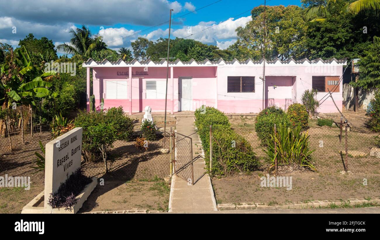 Rural school in Cuba Stock Photo - Alamy