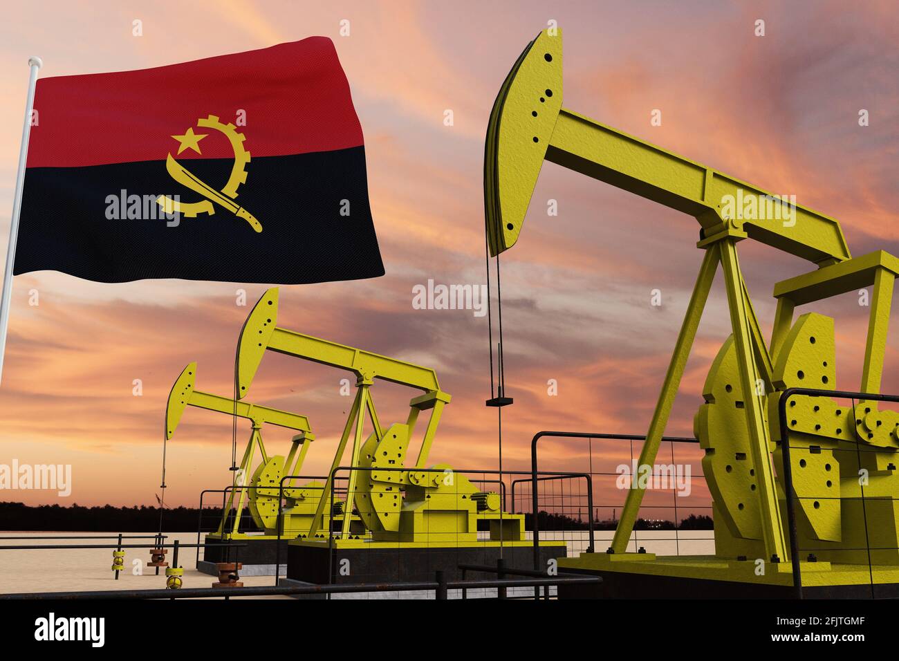 Angola oil rig hi-res stock photography and images - Alamy