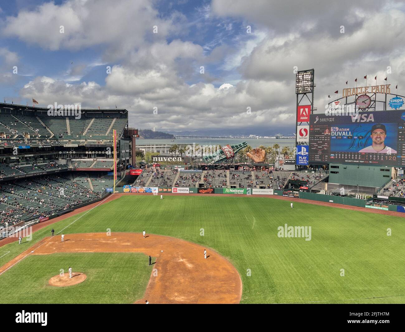 Oracle park baseball stadium hi-res stock photography and images - Alamy