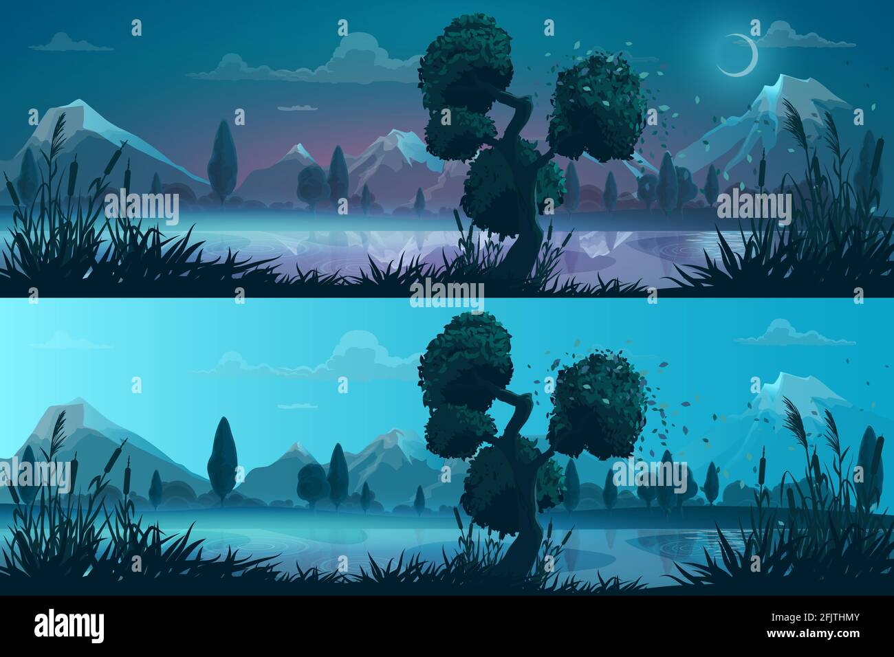 Reed land Stock Vector Images - Alamy