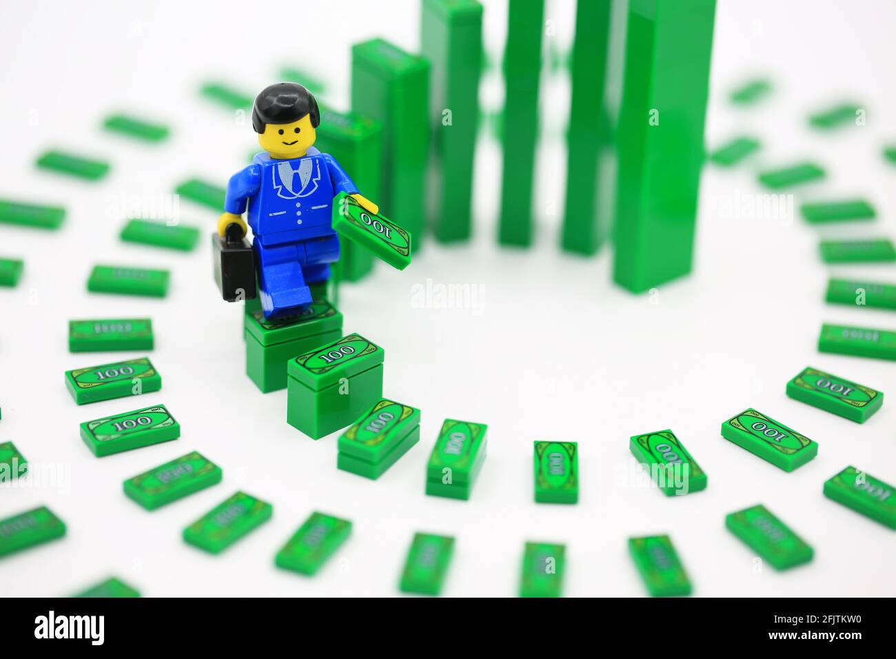 lego money world Stock Photo - Alamy