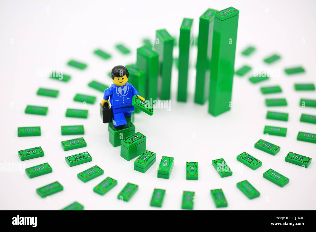 lego money world Stock Photo - Alamy