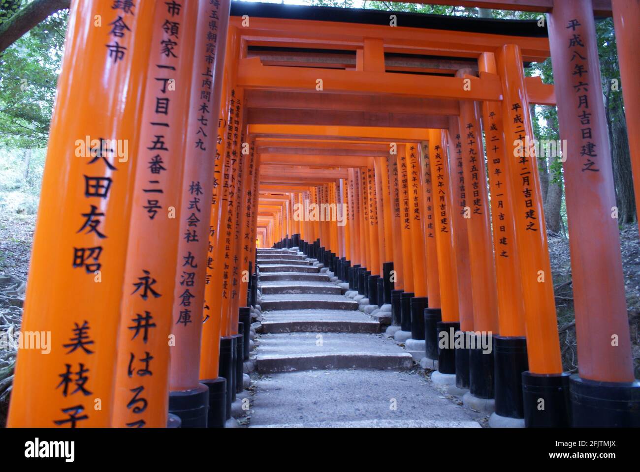 Fushimi Inari Taisha Shinto shrine in Kyoto, Japan Stock Photo - Alamy