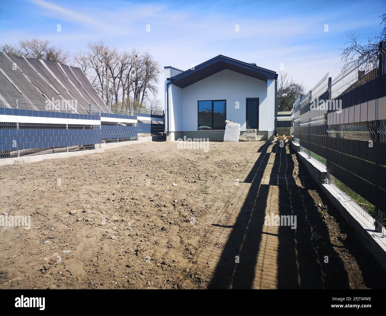 construction of a separate building in a private house, under the bath ...