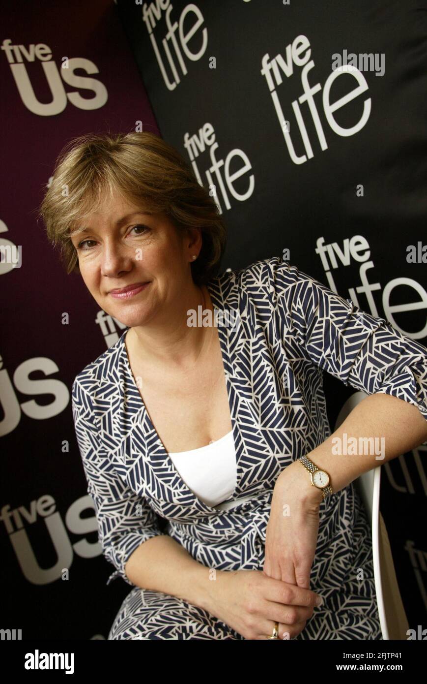Jane Lighting..... Channel 5 pic David Sandison 10/10/2006 Stock Photo ...