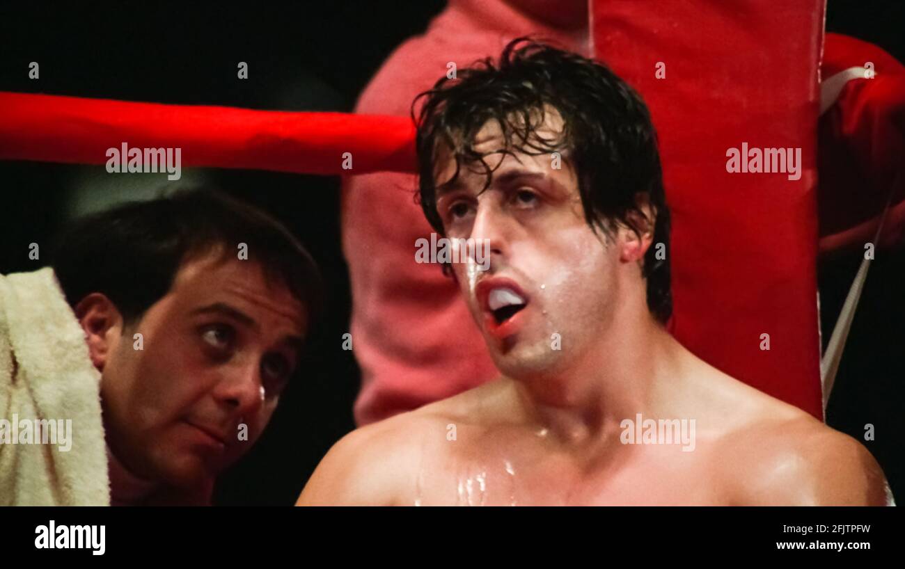 USA. Sylvester Stallone in a scene from (C)United Artists film: Rocky ...