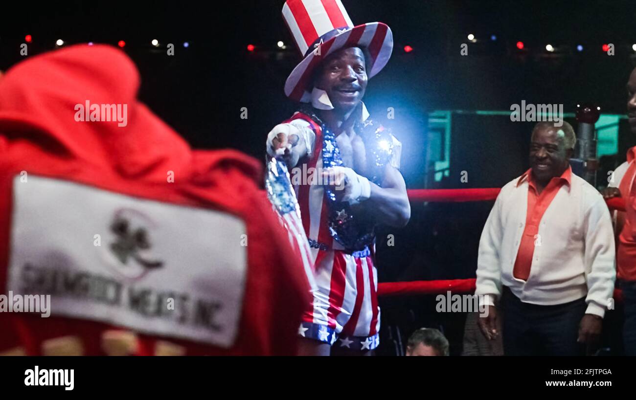 USA. Carl Weathers in a scene from (C)United Artists film: Rocky (1976 ...