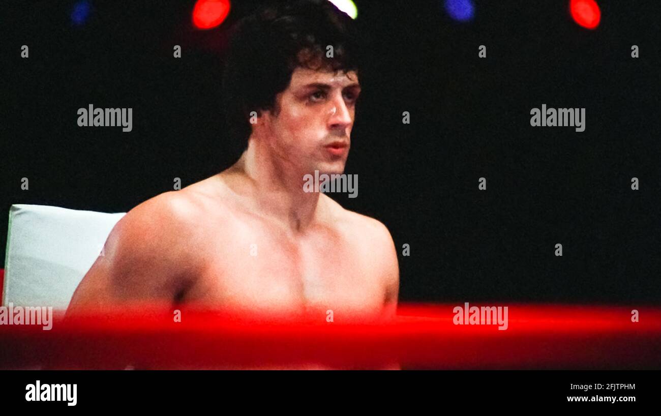 USA. Sylvester Stallone in a scene from (C)United Artists film: Rocky ...