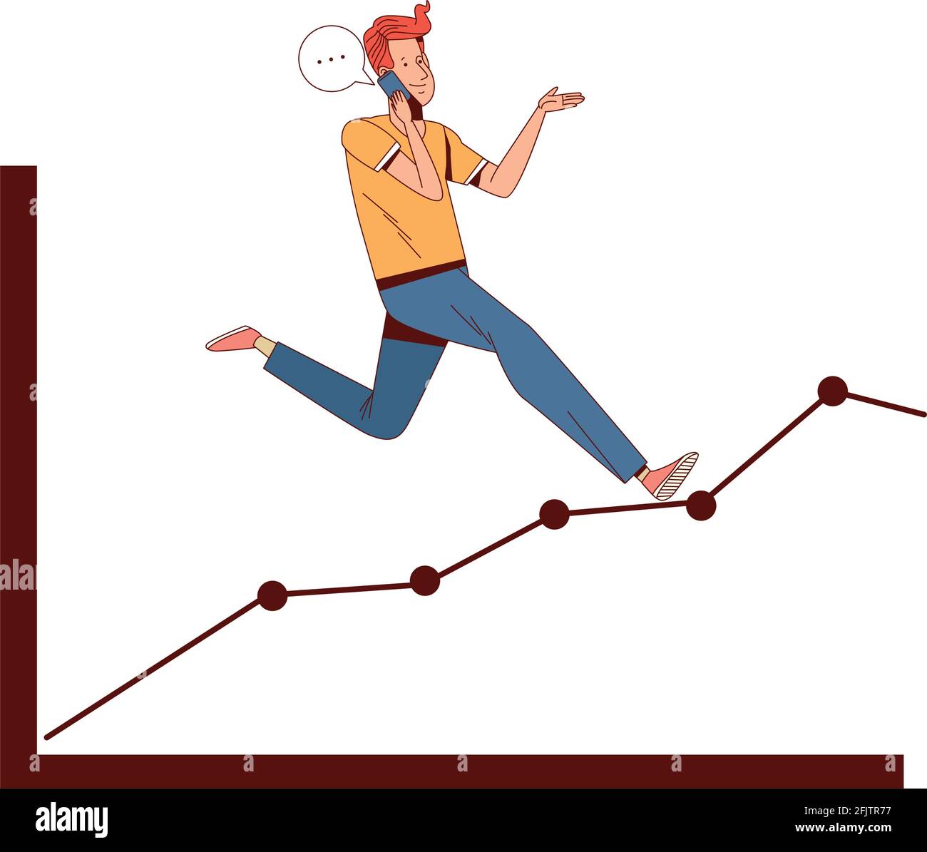 man running of goal Stock Vector Image & Art - Alamy