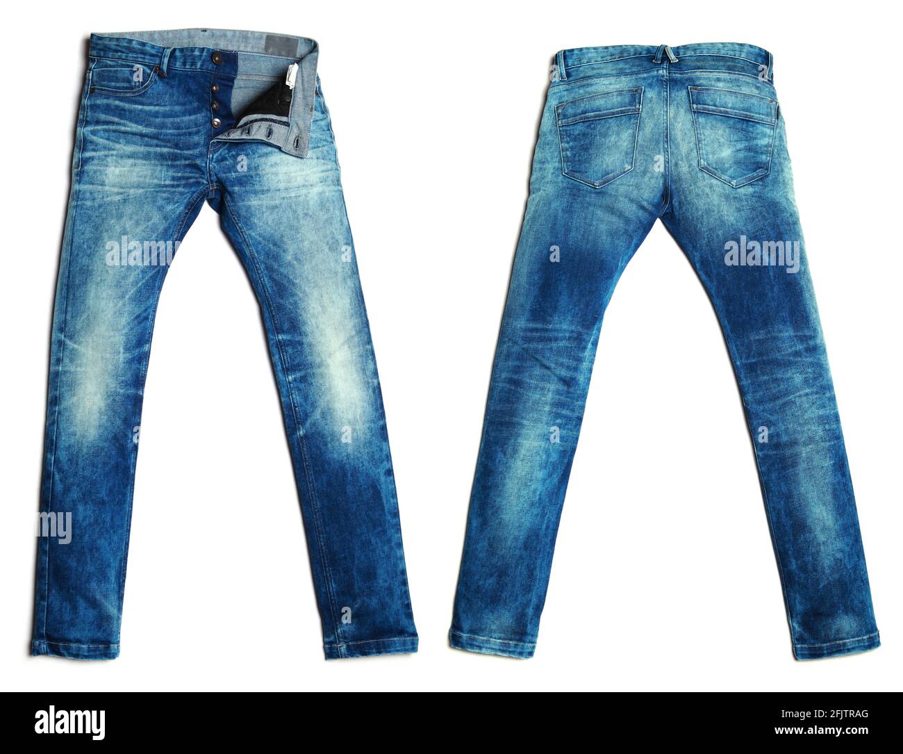 Jeans front and back isolated hi-res stock photography and images - Alamy