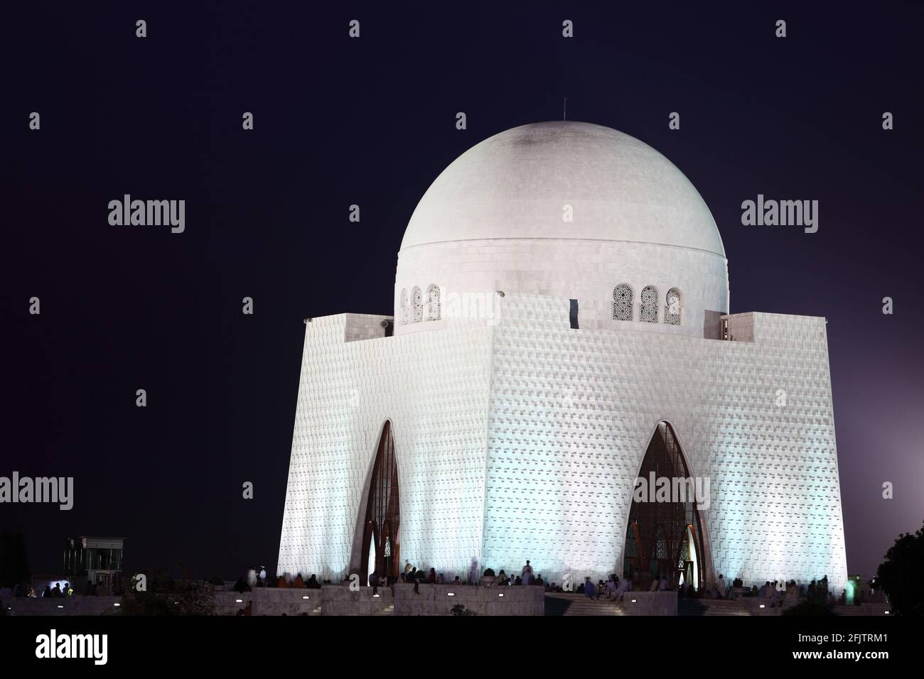 Tomb of father of Pakistan Mohammed Ali Jinnah situated in Karachi ...