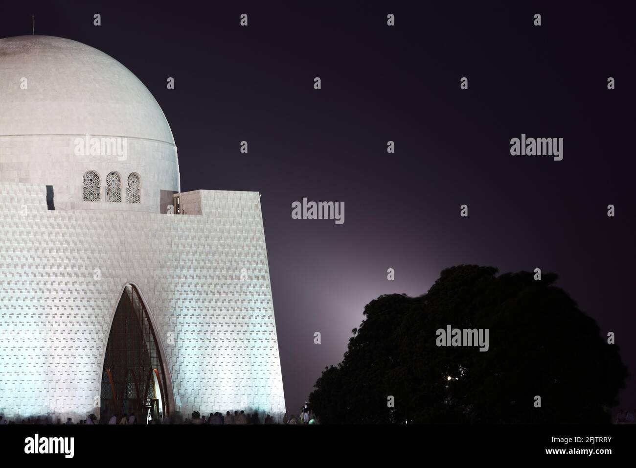 Tomb of father of Pakistan Mohammed Ali Jinnah situated in Karachi ...