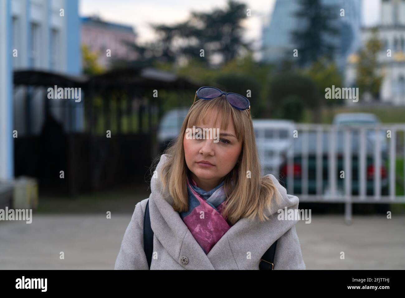 girl walking in the port Stock Photo - Alamy