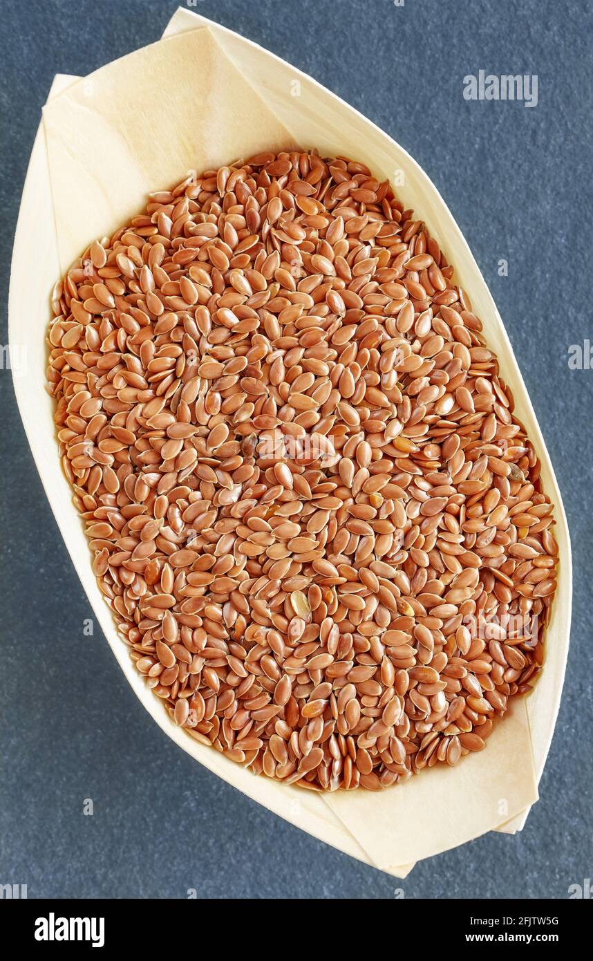 Flax seed linseed food grain hi-res stock photography and images - Alamy