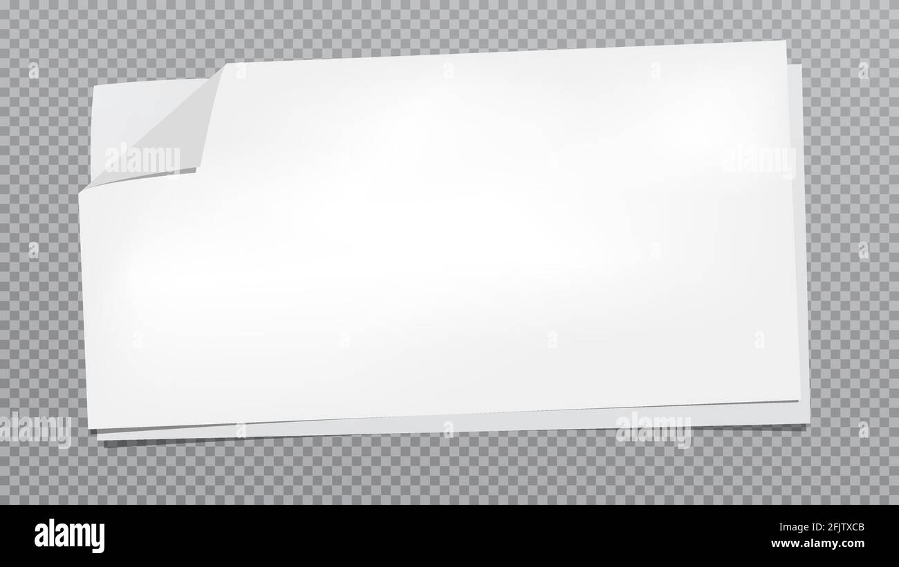 White note, notebook paper with folded corner are on on dark squared ...