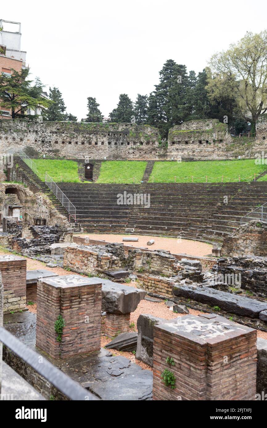 Roman Theatre of Trieste Teatro Romano di Trieste, ruins of 1st century ...
