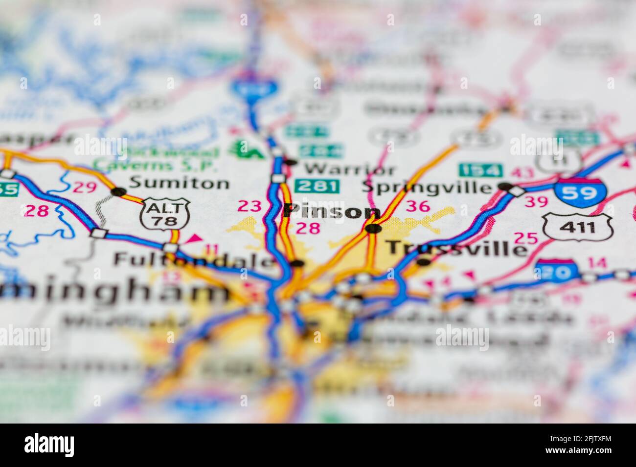 Pinson map hi-res stock photography and images - Alamy