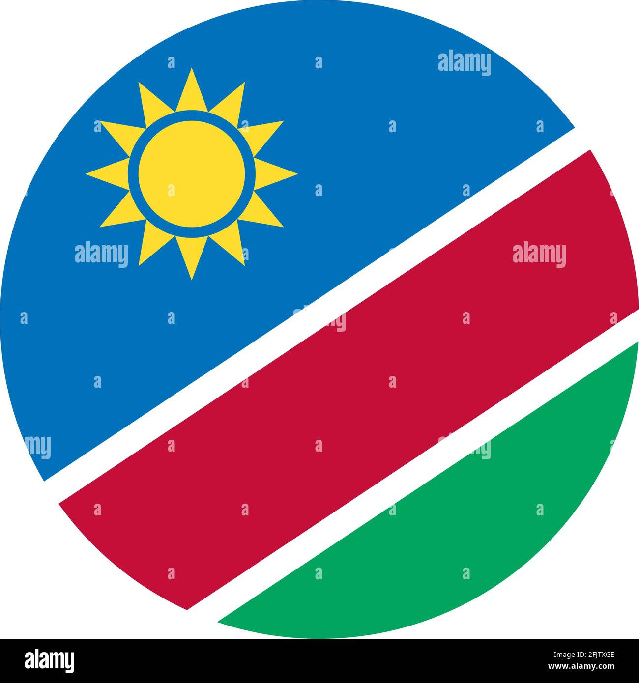 Namibia round flag icon. Travel icons and signs Stock Vector Image ...