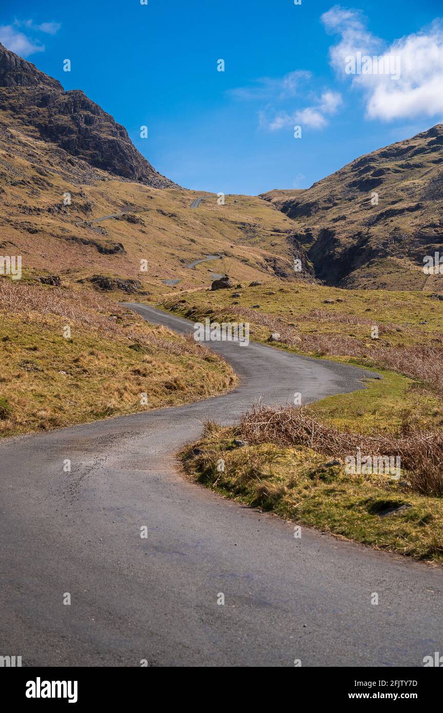 Driving over Hardknott Pass, viewing the Roman Fort and onto Wrynose ...