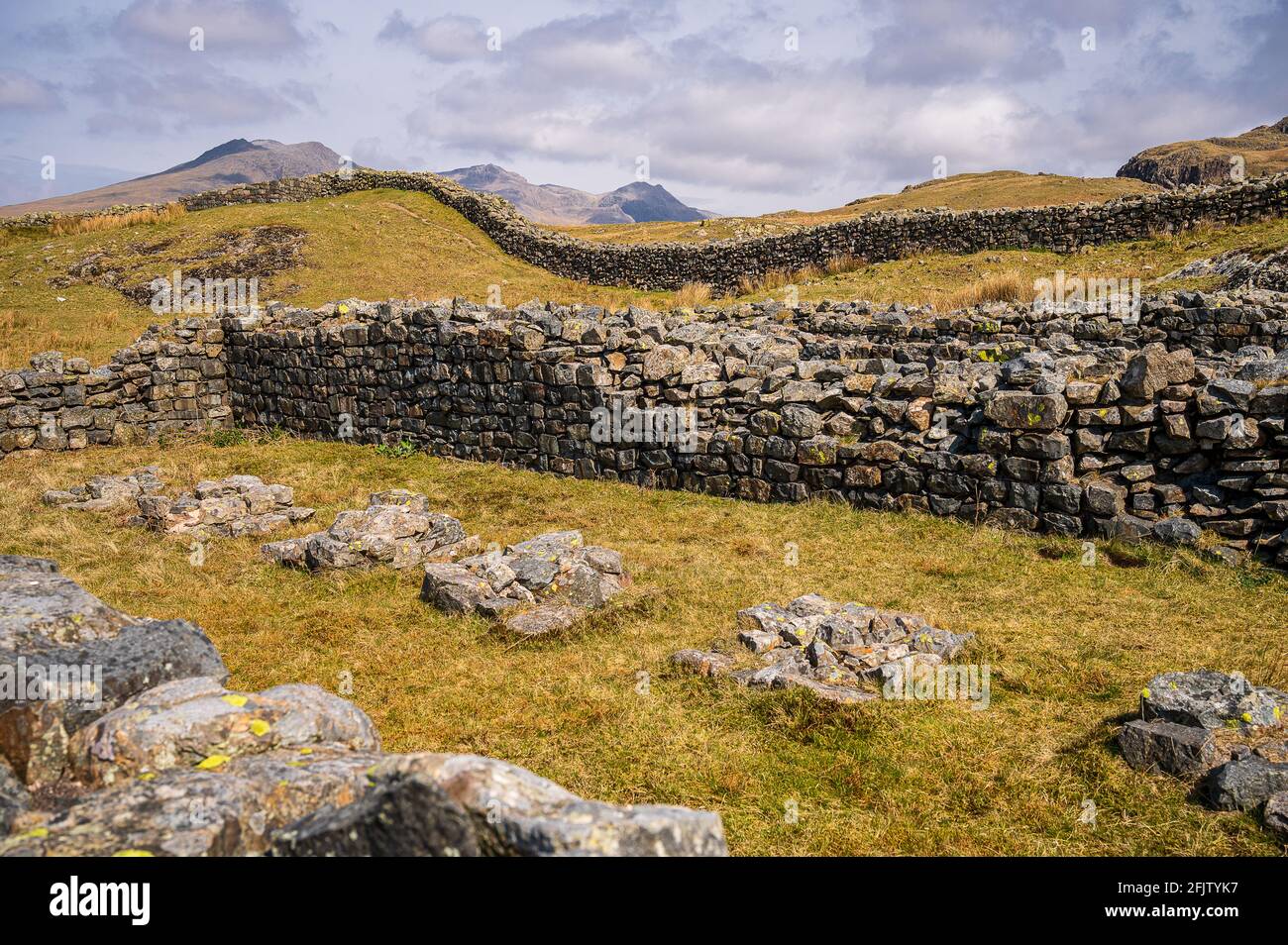 Driving over Hardknott Pass, viewing the Roman Fort and onto Wrynose ...